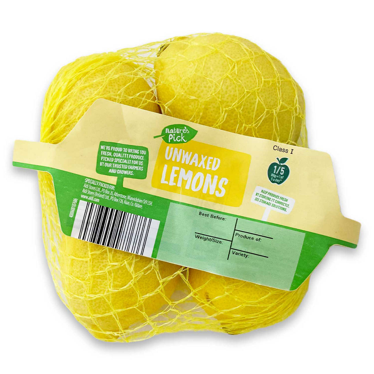 Unwaxed Lemons | ALDI UK